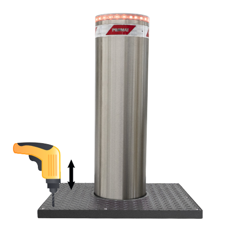 HVM Semi Automatic Bollards | MACs Bollards